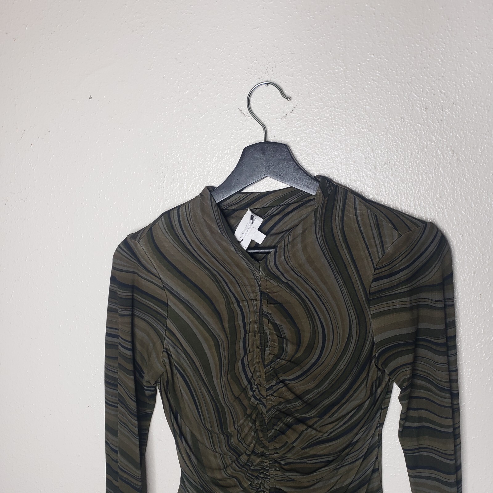 Who What Wear Emma Crop Long Sleeve Size XSmall - Gem