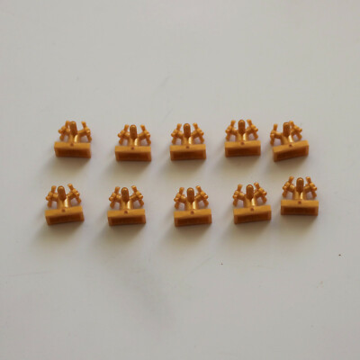 LEGO x 10 Pearl Gold Tap 1 x 2 with Dual Handles / Sink Faucet | eBay