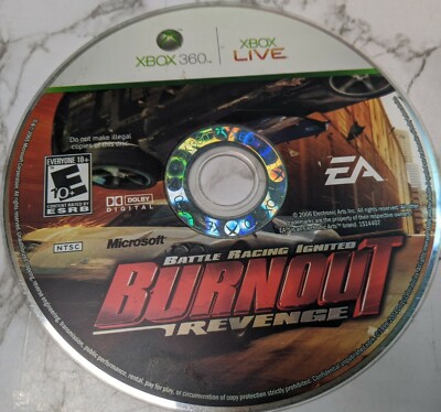 Burnout Revenge Xbox 360 - DISC ONLY - TESTED WORKS - RARE 14633151442 ...