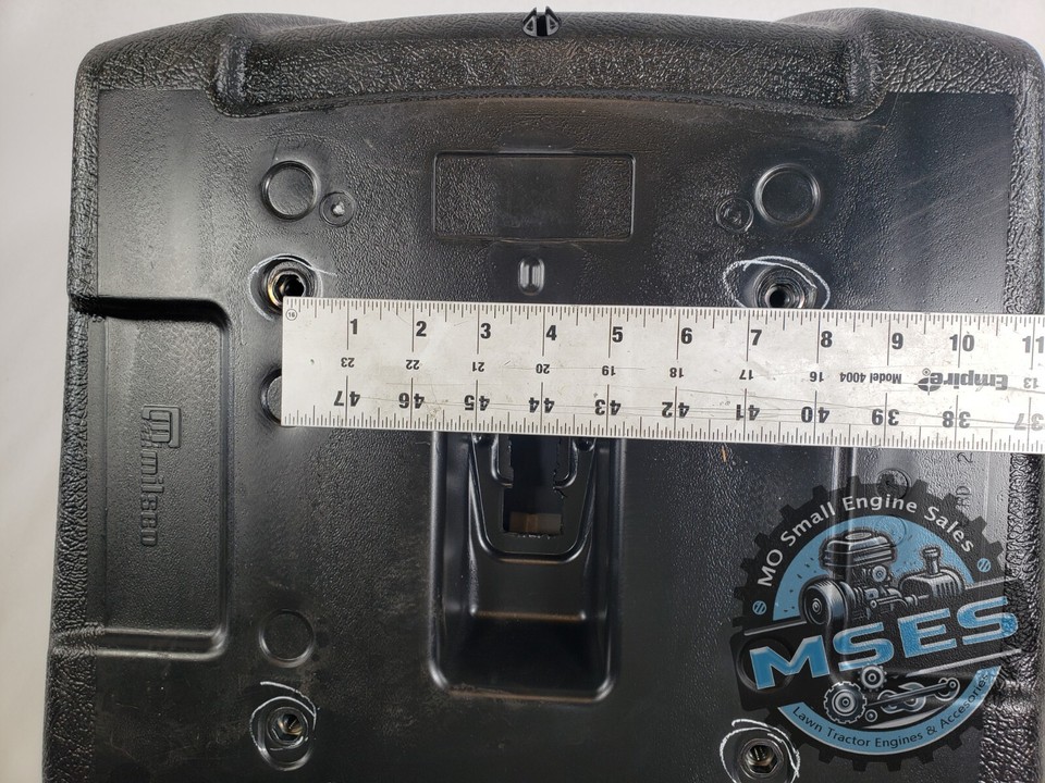 Milsco TS3500 Midback Lawn Mower Seat Black, Model# S935021AB W 18" L ...