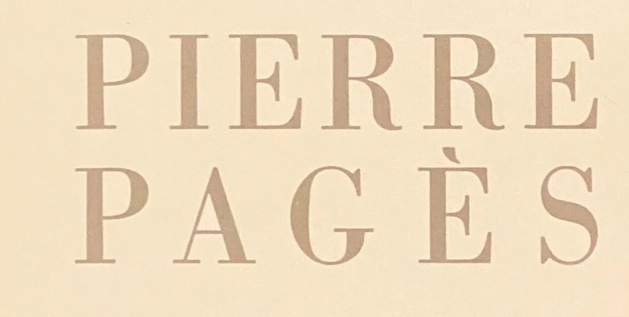 PIERRE PAGÈS EXHIBITION ART POSTER PRINT GALERIE DU NOUVEL ESSOR PARIS ...