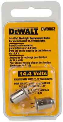 2- DEWALT 2-PACKS 4 Total Bulbs OF 14.4 VOLT FLASHLIGHT REPLACEMENT ...