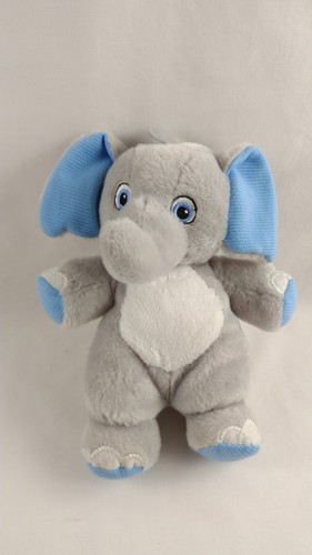 Garanimals Gray Blue Elephant Plush Stuffed Animal 8" Walmart Baby Toy ...
