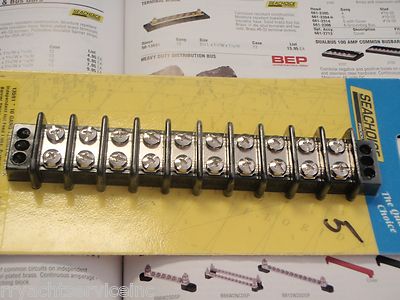 TERMINAL BLOCK 10 GANG 13591 ELECTRICAL MARINE BOAT PARTS RIGGING ...