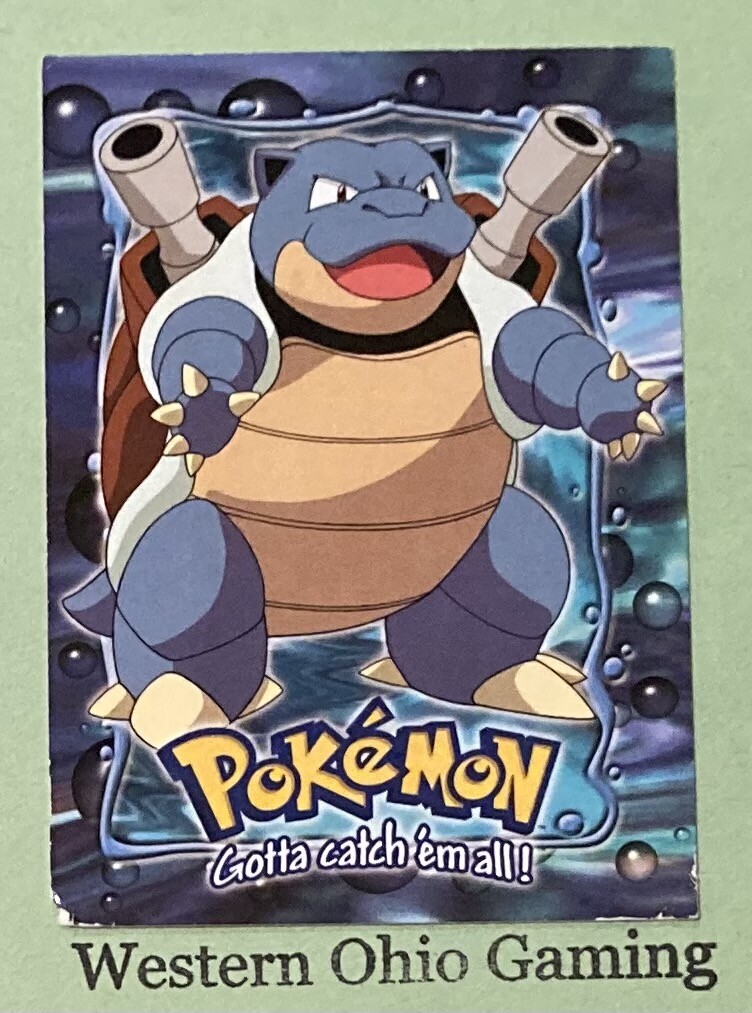 1999 Topps Pokemon Blastoise #E9 DAMAGED Stage 3 Trading Card READ | eBay