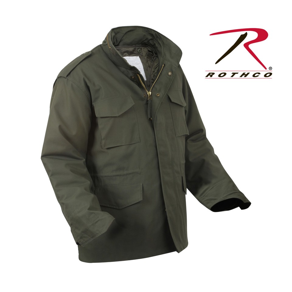 M65 OD GREEN FIELD JACKET NEW WITH LINER | eBay