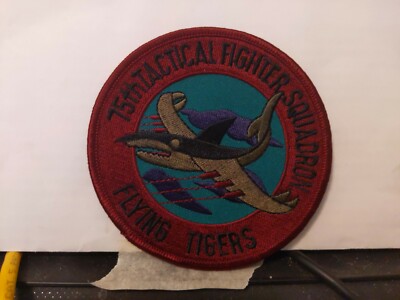 USAF 75TH TACTICAL FIGHTER SQUADRON PATCH 4 x 4 inches # 1 A-10 | eBay