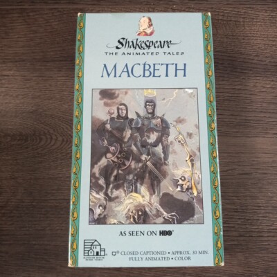 Shakespeare MacBeth The Animated Tales VHS Cassette HBO 1992 | eBay