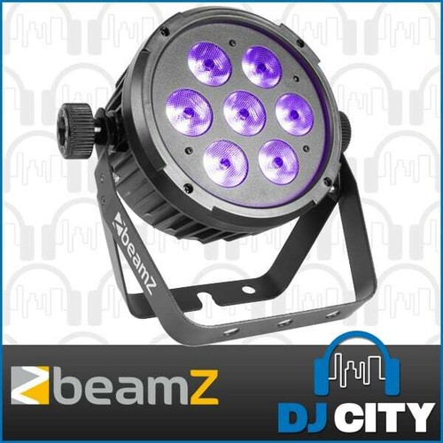 4 x Beamz BT280 RGBAW UV LED Parcan High-Powered Hex Wash Effect Light ...