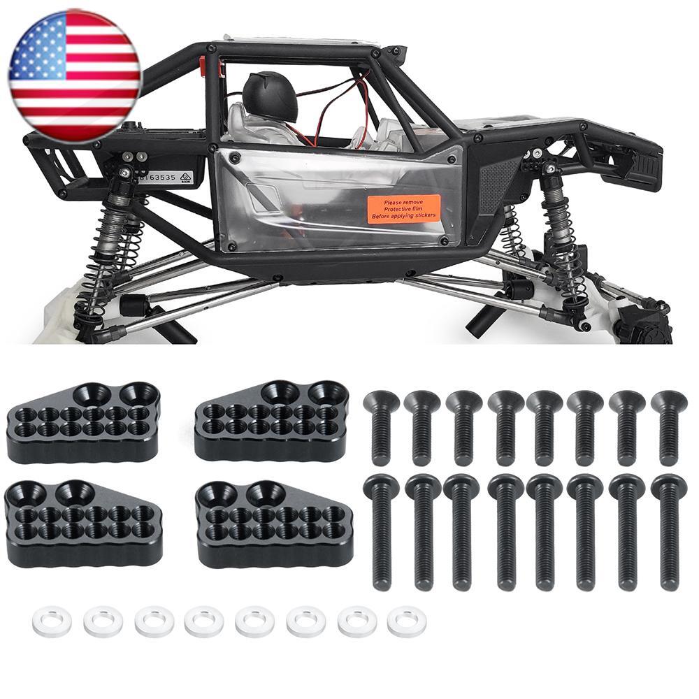 FLYXM Front Rear Shock Absorbers Fixed Rack Mount for 1/10 Axial Capra ...