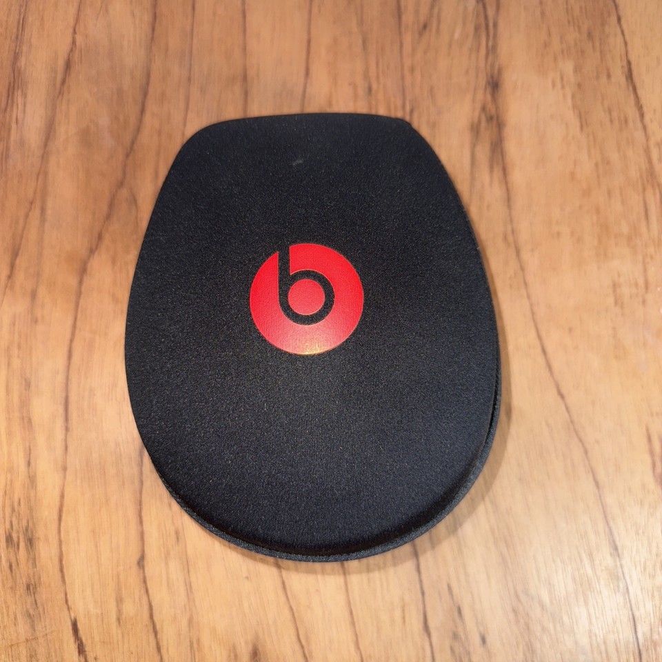 BEATS by Dr Dre - Hard Clamshell Case for Headphones - Black / Red ...
