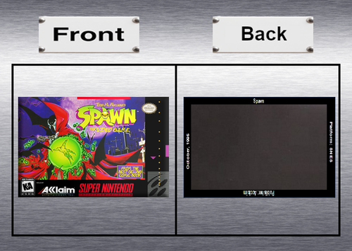 Spawn Video Game Box Art *SNES* High Quality Magnet | eBay