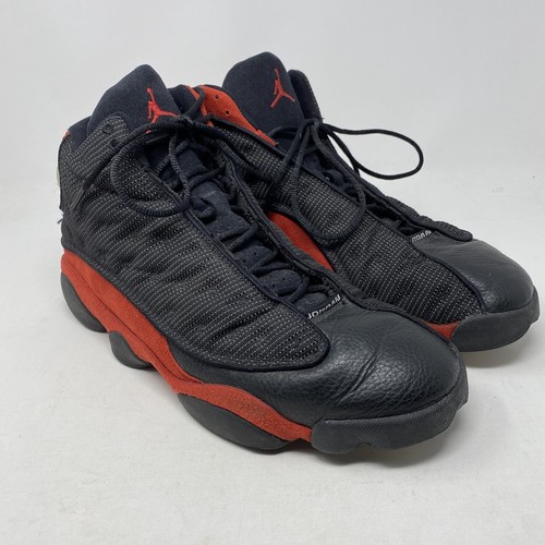 Nike Air Jordan Retro 13 XIII Bred Black/True Red Men's Size 13 Shoes ...