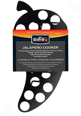 Mr. Bar-B-Q Jalapeno Cooker Grill Rack Oven Cooking Non Stick Folding ...