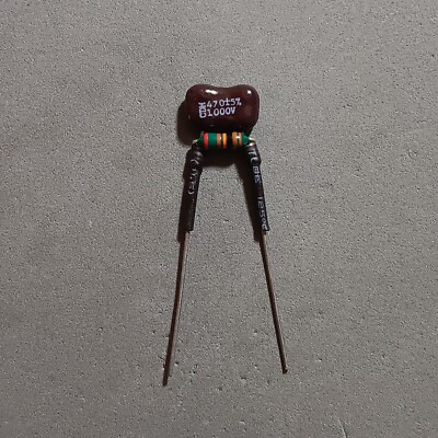 Treble Bleed "MOJO LITE" 470pF Cornell Dubilier Mica cap, 110K Red ...