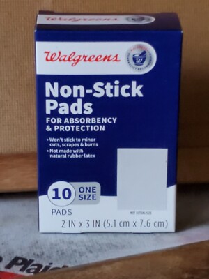 Walgreens Non Stick Pads 10 ct. | eBay