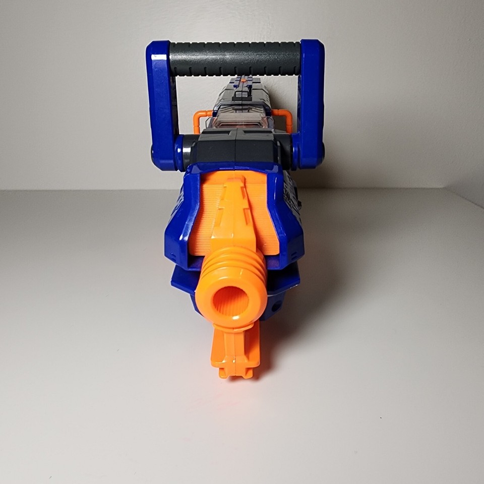 Hasbro Nerf N-Strike Elite Hail-Fire Blaster 8 Reload Clips & 74 Darts ...