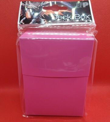 Ultra Pro Deck Box Pink (Bright) 84226. New. B3G1 Free! | eBay