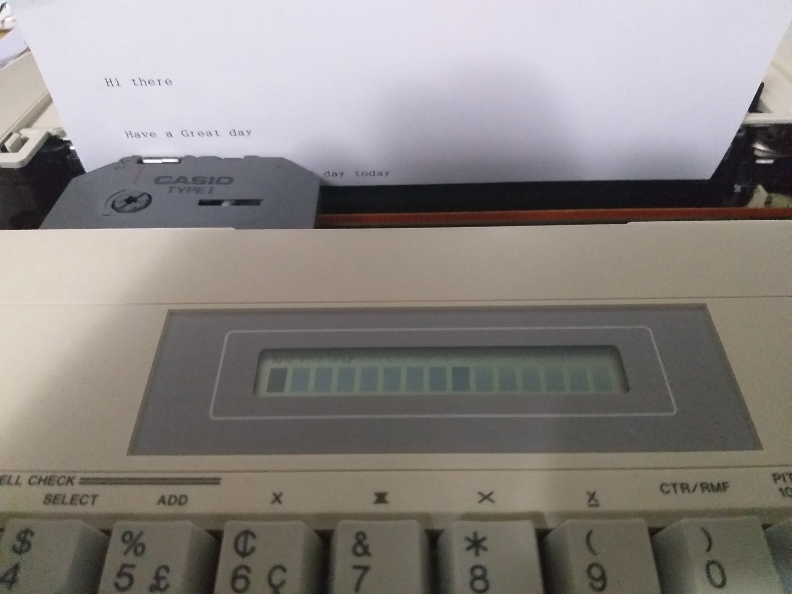 CASIO CASIOWRITER CW-16 TYPEWRITER | eBay