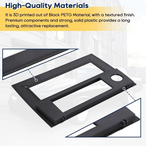 For 1978-85 Chevrolet Monte Carlo Single Din Radio Bezel Mount Kit ...