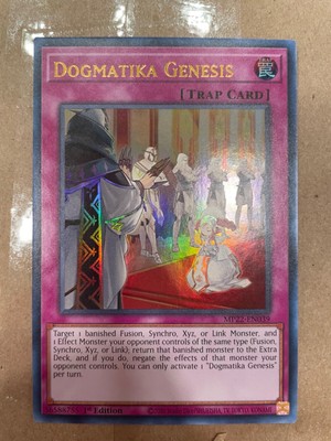 Yugioh! Dogmatika Genesis - MP22-EN039 - Ultra Rare - 1st Edition Near ...
