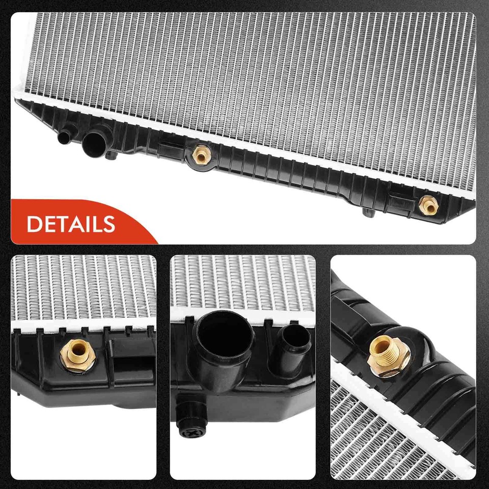 A-Premium Radiator w/ Trans Oil Cooler for Mercedes-Benz 380SE 84-85 ...