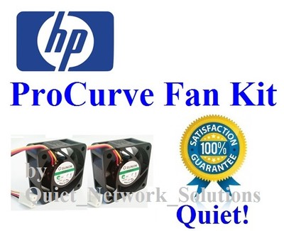 Quiet HP ProCurve 2626 Fan Kit J4900A, Lot 2x Fans Best for Home ...