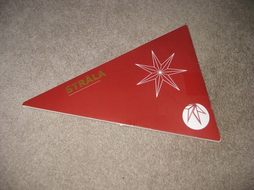 Ikea Strala 28" Paper Star Shade Red/White 21777 | eBay