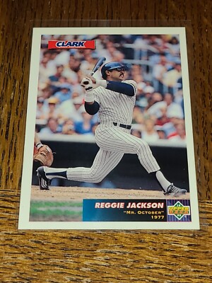 YANKEES REGGIE JACKSON 1993 UPPER DECK CLARK BAR #C3 | eBay