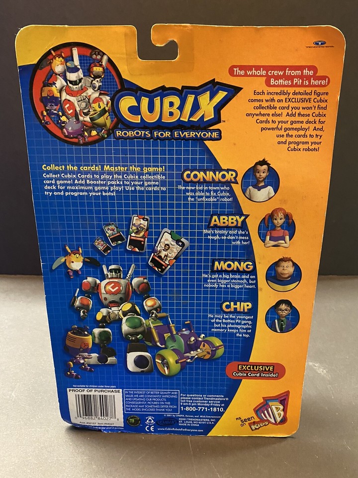 Vintage 2001 Trendmasters Cubix Abby Action Figure Sealed New | eBay