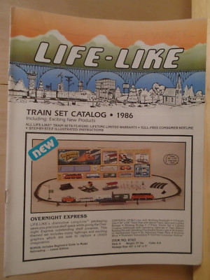 1986 LIFE-LIKE MODEL TRAIN SET DEALERS CATALOG | eBay