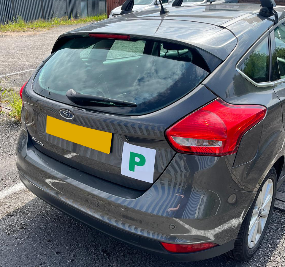 2 x P Plates Just Passed Learner Plates - Legal Size - Self Adhesive ...