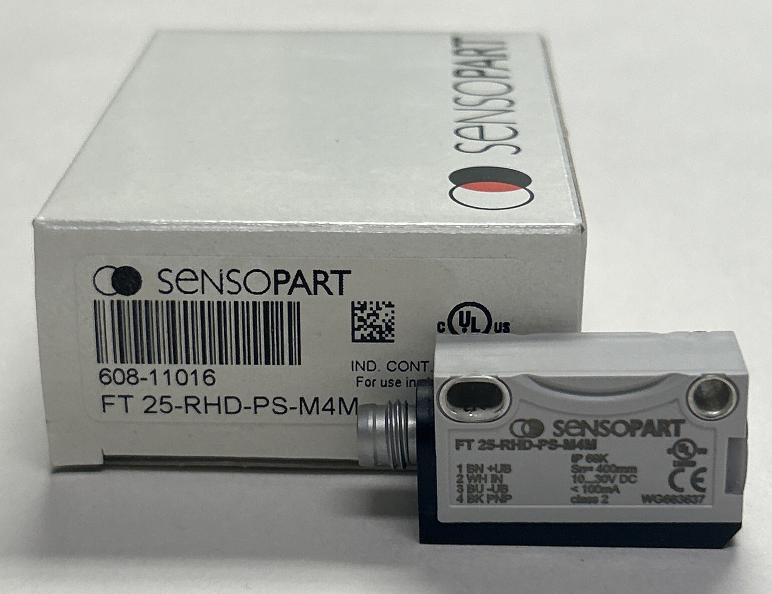 SENSOPART,FT 25-RHD-PS-M4M, PHOTOELECTRIC PROXIMITY SENSOR NEW | eBay