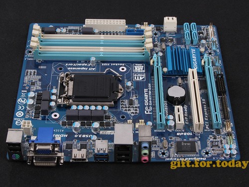 Original Gigabyte GA-H77M-D3H Intel H77 Motherboard LGA 1155 DDR3 ...