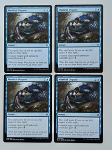MTG Magic cards 4x Mystical Dispute Throne of Eldraine - Eng ...