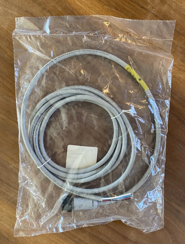 BALLUFF CONNECTOR CABLE, 3M, MALE, STRAIGHT, 5-PIN, 7/8" | eBay