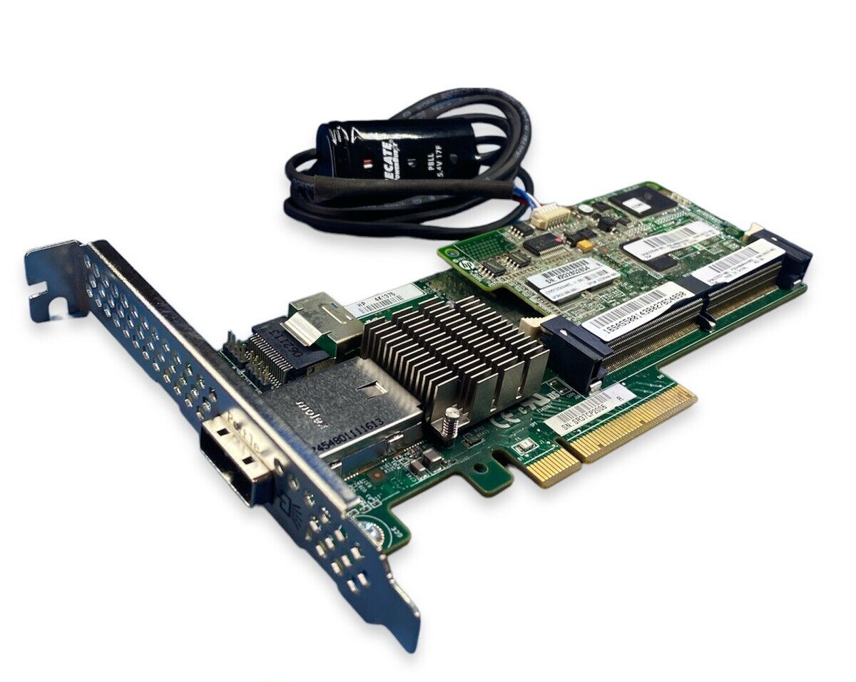 HP SMART ARRAY P222 512MB FBWC 1-PORT 6GB SAS CONTROLLER 631667-B21 ...