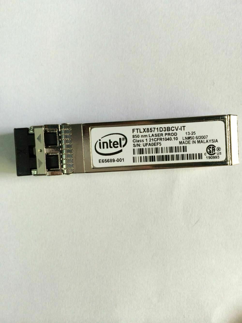 INTEL E10GSFPSR FTLX8571D3BCV-IT SFP+SR 10G/1G E65689-001 For X710 X520 ...