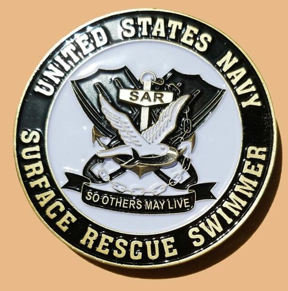 Navy Rescue Swimmer Challenge Coin for sale online | eBay