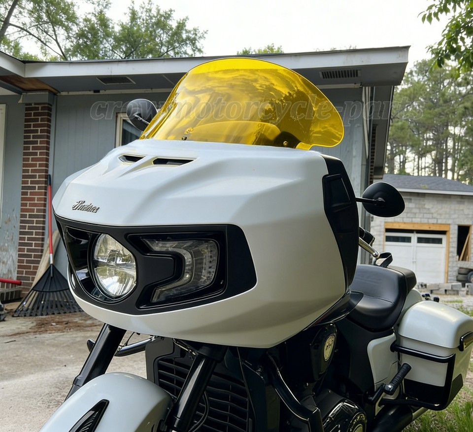 Wind Deflector Windscreen Windshield For Indian Pursuit Dark Horse Icon ...