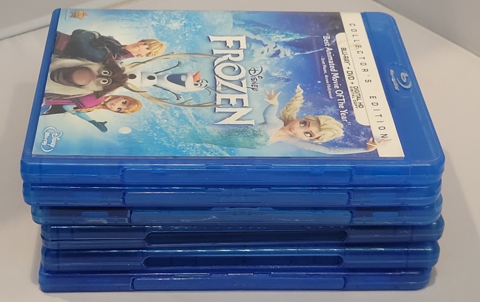 Disney 6Blue-ray Collection (B2)(Frozen, Angry Brids, WallE, Aladdin ...