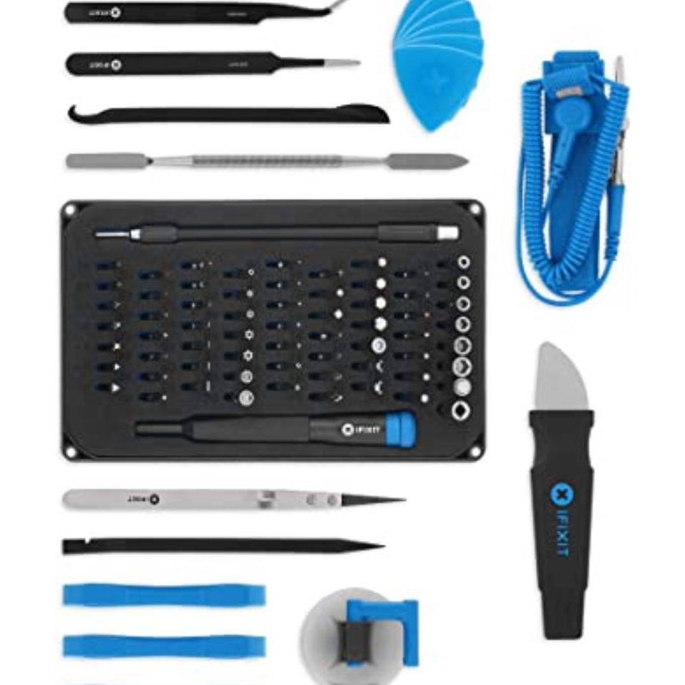 IFIXIT Electronics Repair Kit 87 Piece Smartphone Computer & Tablet ...
