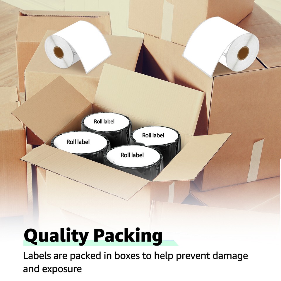 6Rolls OF Address Labels 350 P/R in Mini-Cartons For DYMO LabelWriter ...