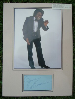 JAMES BROWN AUTOGRAPHED/SIGNATURE 16X12 MATTED WITH COLOR PHOTO | eBay