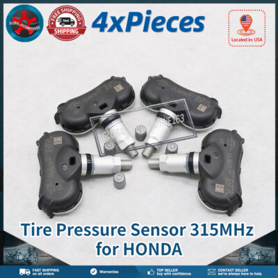 4PCs TPMS Tire Pressure Sensor 315MHz for HONDA CIVIC FIT ELEMENT 42753 ...
