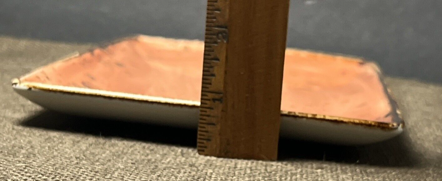 STEELITE England Rectangle Speckled Terracotta Orange 2014 Plate 10.5 ...