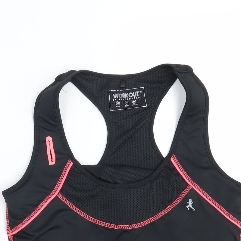 Workout Womens Black Polyester Blend Tank Size 10 | eBay UK