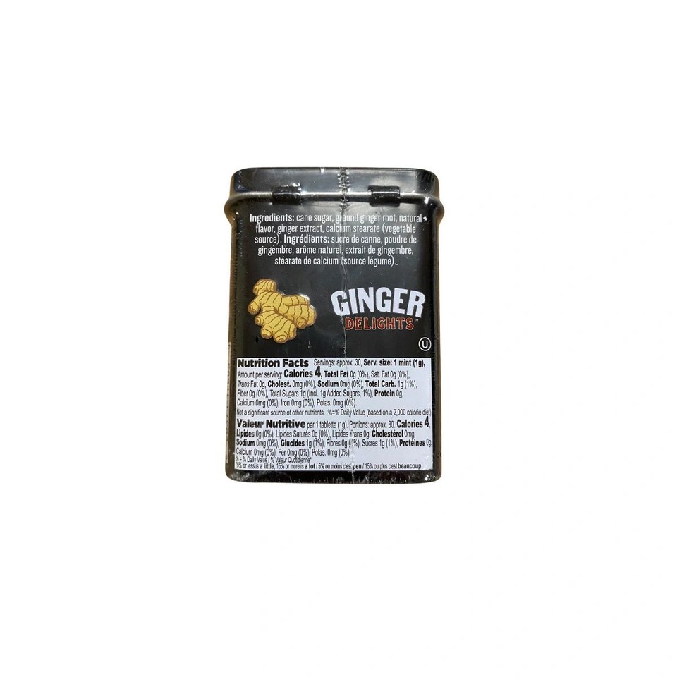 Ginger Delights Pear Candy 2 Tins Sweet Spicy Ginger | eBay