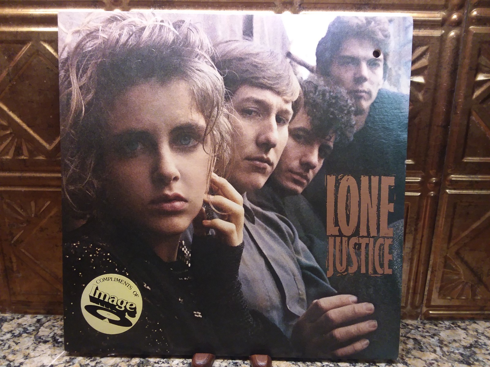 LONE JUSTICE "Lone Justice" 1985 LP Geffen Records GHS 24060 *TOM PETTY ...