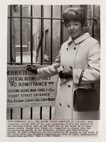 1965 Freehold New Jersey Monmouth County Jail Dr Carl Coppolino VTG ...